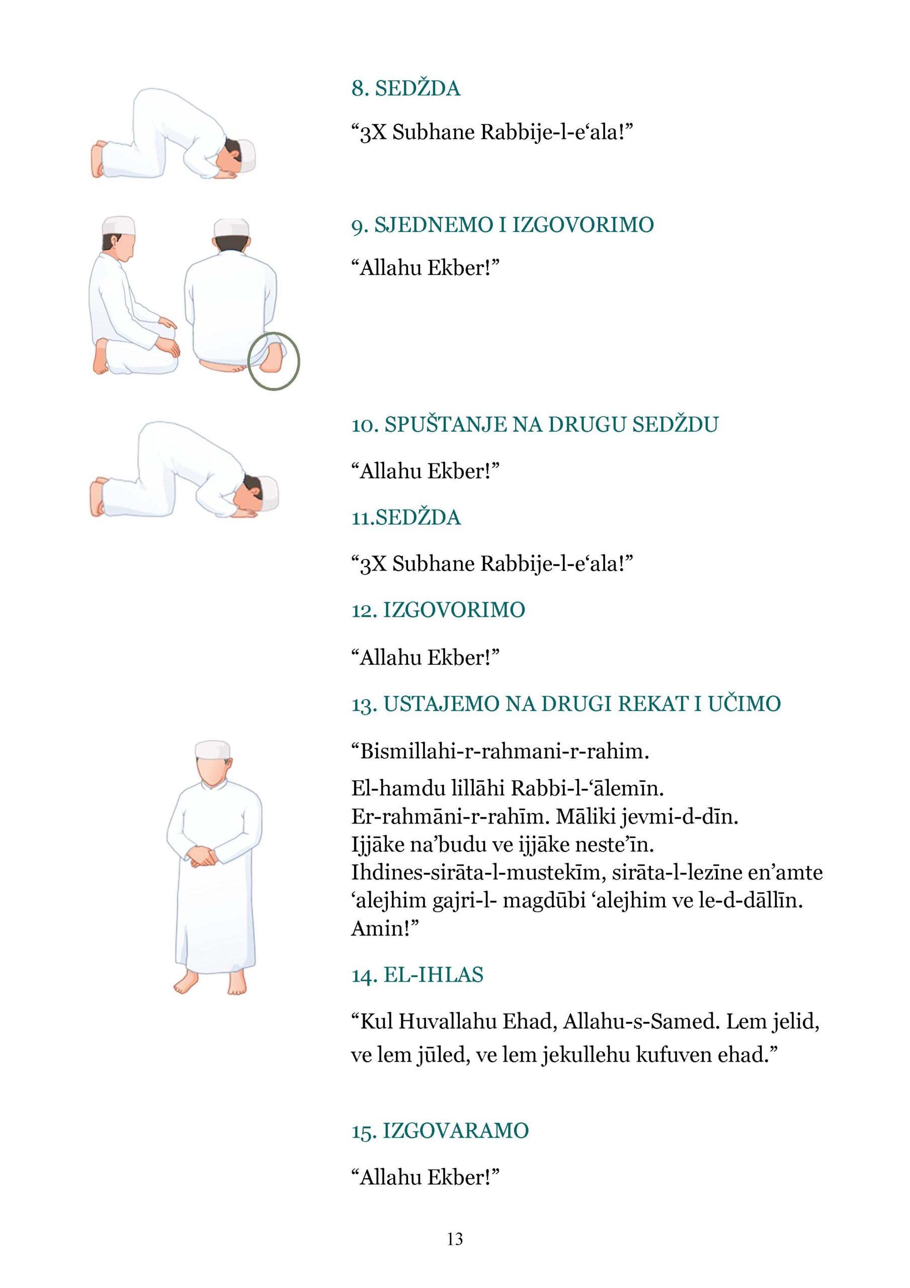 PET DNEVNIH NAMAZA - Priručnik za početnike svih uzrasta 📖📚