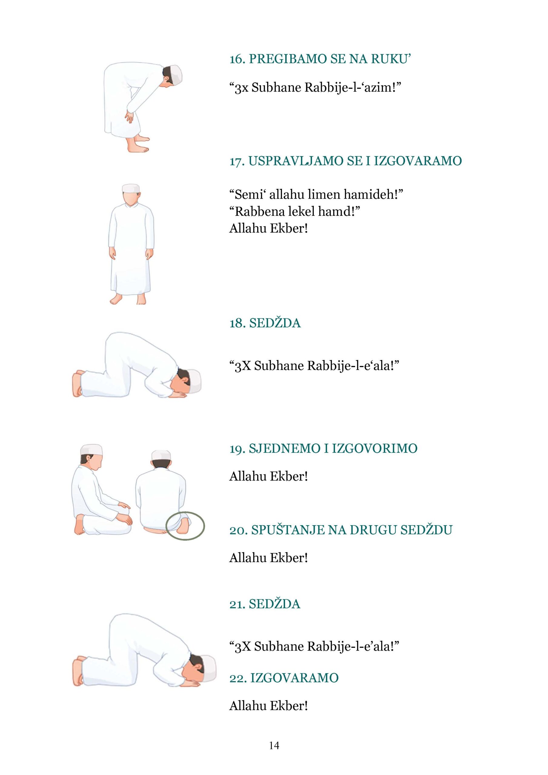 PET DNEVNIH NAMAZA - Priručnik za početnike svih uzrasta 📖📚